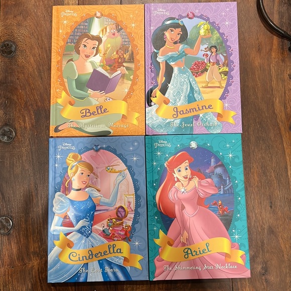Disney | Other | Disney Princess Chapter Books Collection Set Of 4 One ...